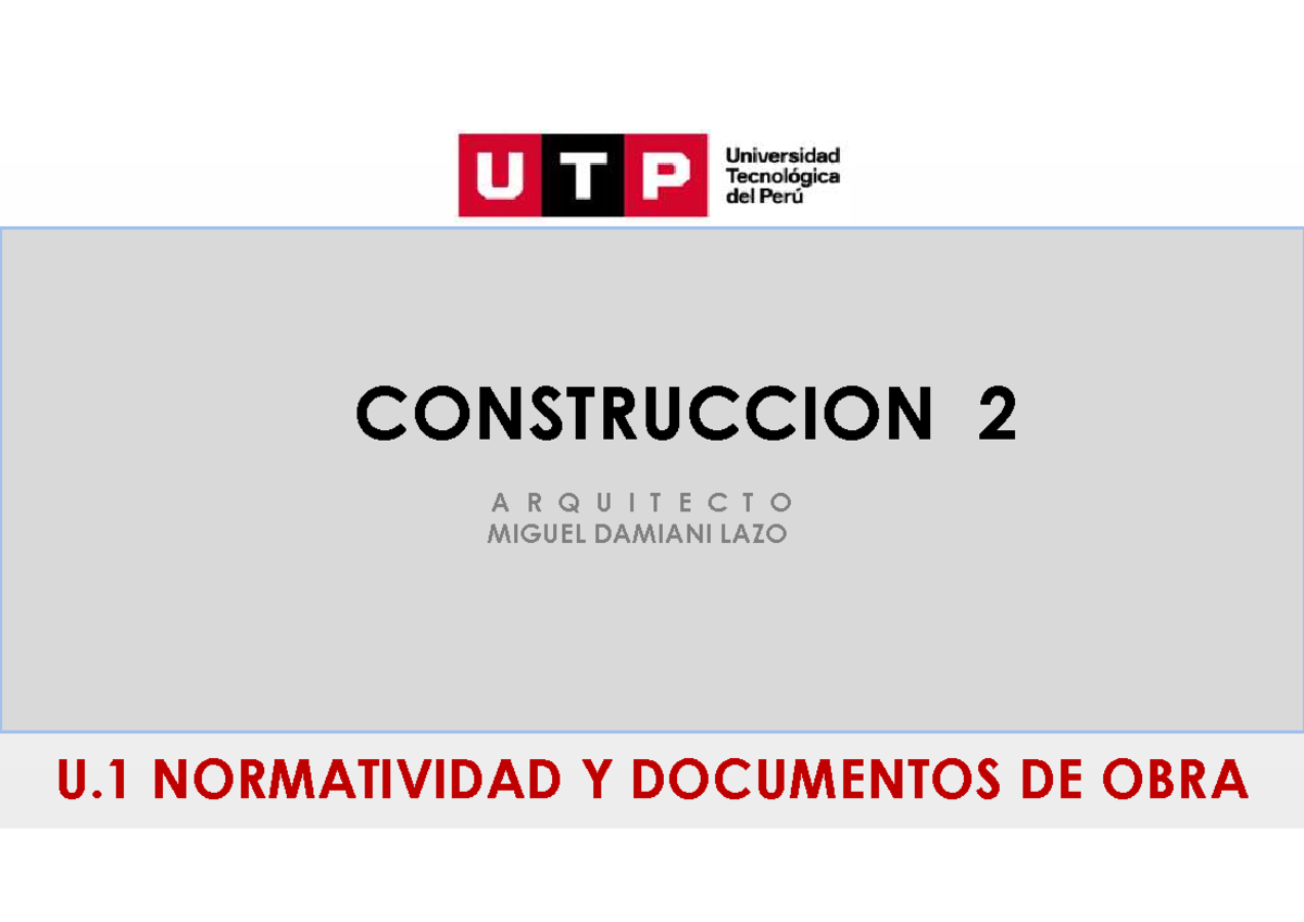 S05.s5 Normatividad y Partidas de Obra en Construcción 2 - Studocu