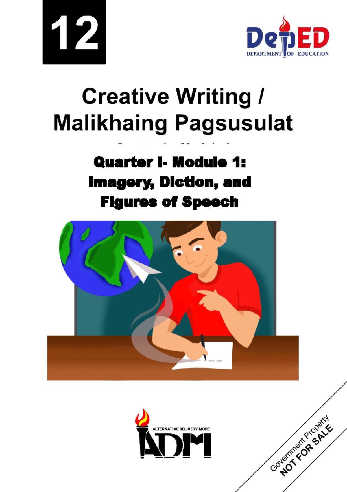 Creative Writing Q1 M1 - Imagery, Diction & Figures of Speech Module ...