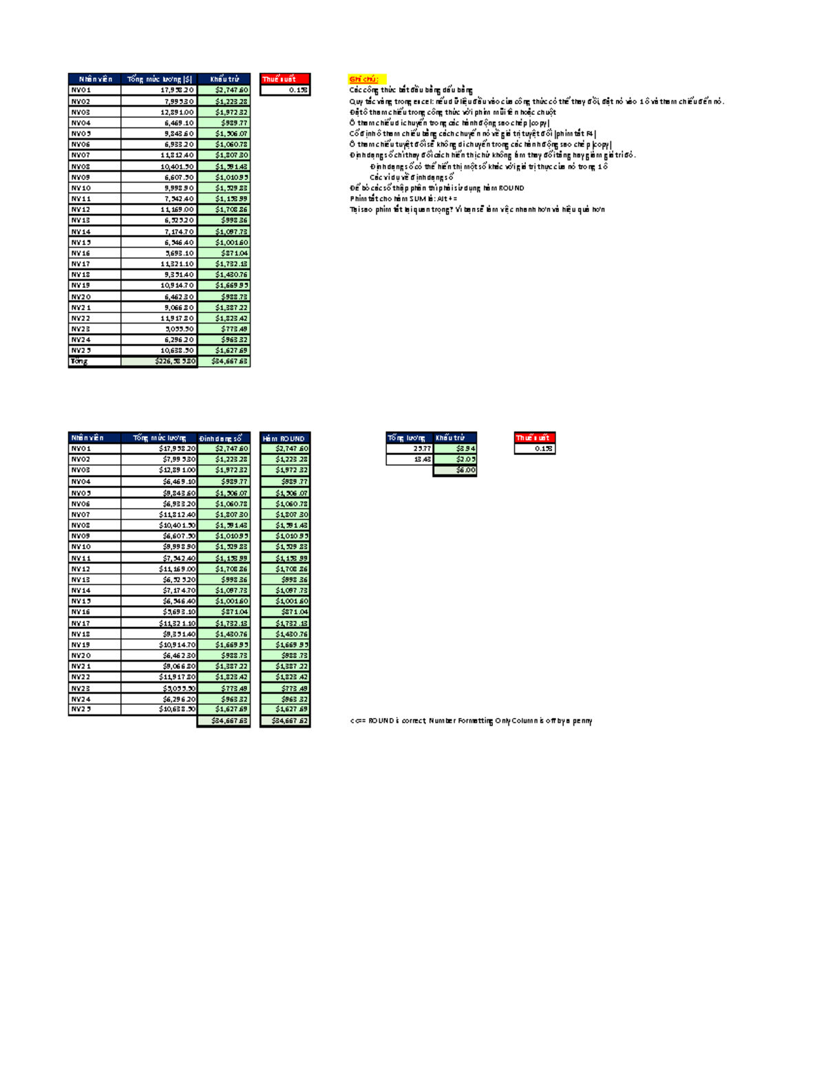 B1. Excel for Accountants: Employee Salary Calculation and Formatting ...