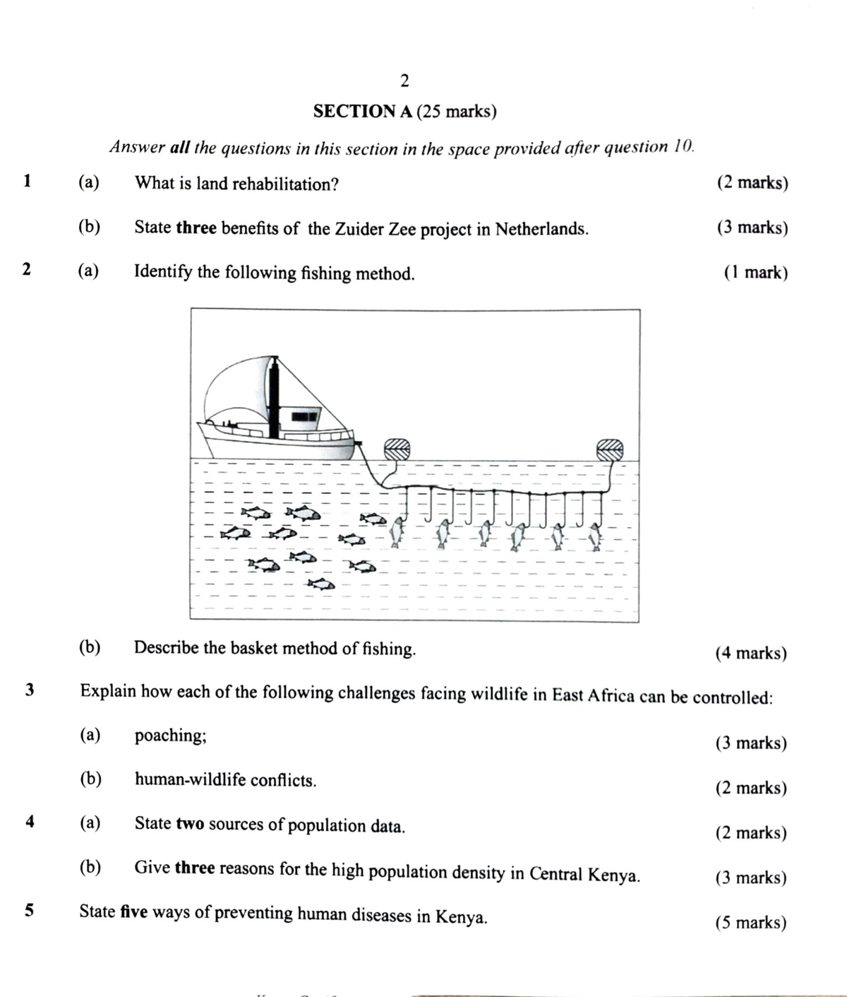 GEO PP2 KCSE 2025 - Geography Exam Questions and Answers - Studocu