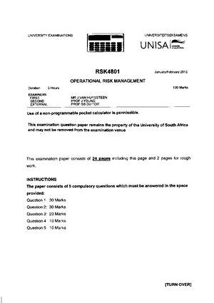 [Solved] Question 3 15 marks Explain the possible approaches to a risk ...