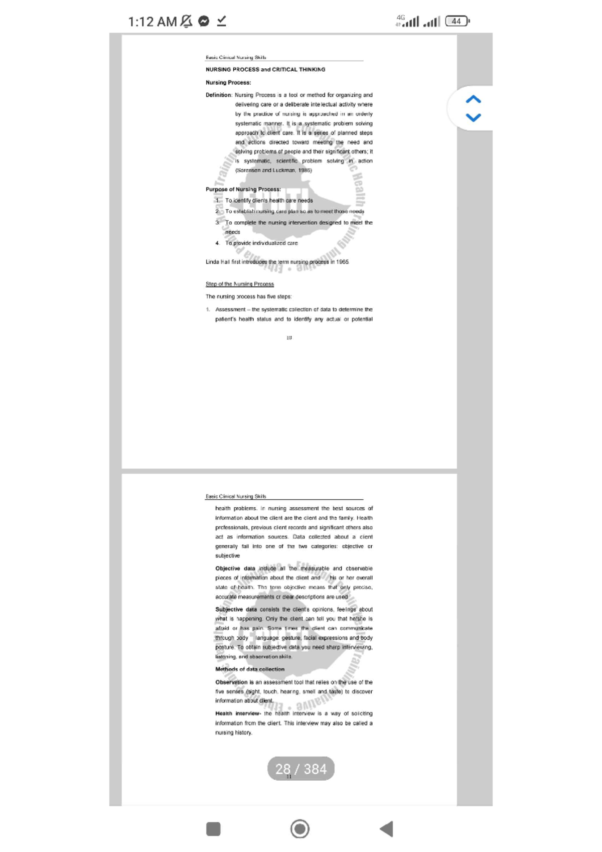 Module nursing 1 - Education - Studocu
