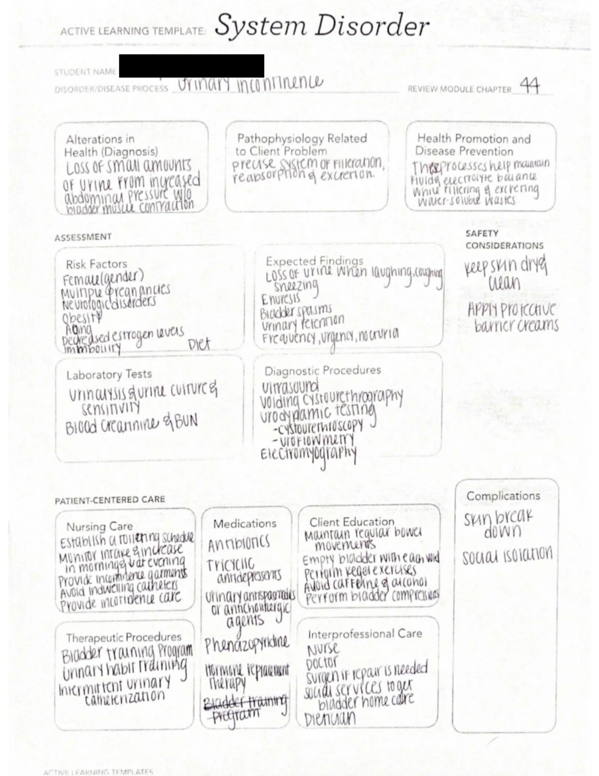 Care Plan Assignment Hyponatremia - Care Plan Assignment Name: Date ...