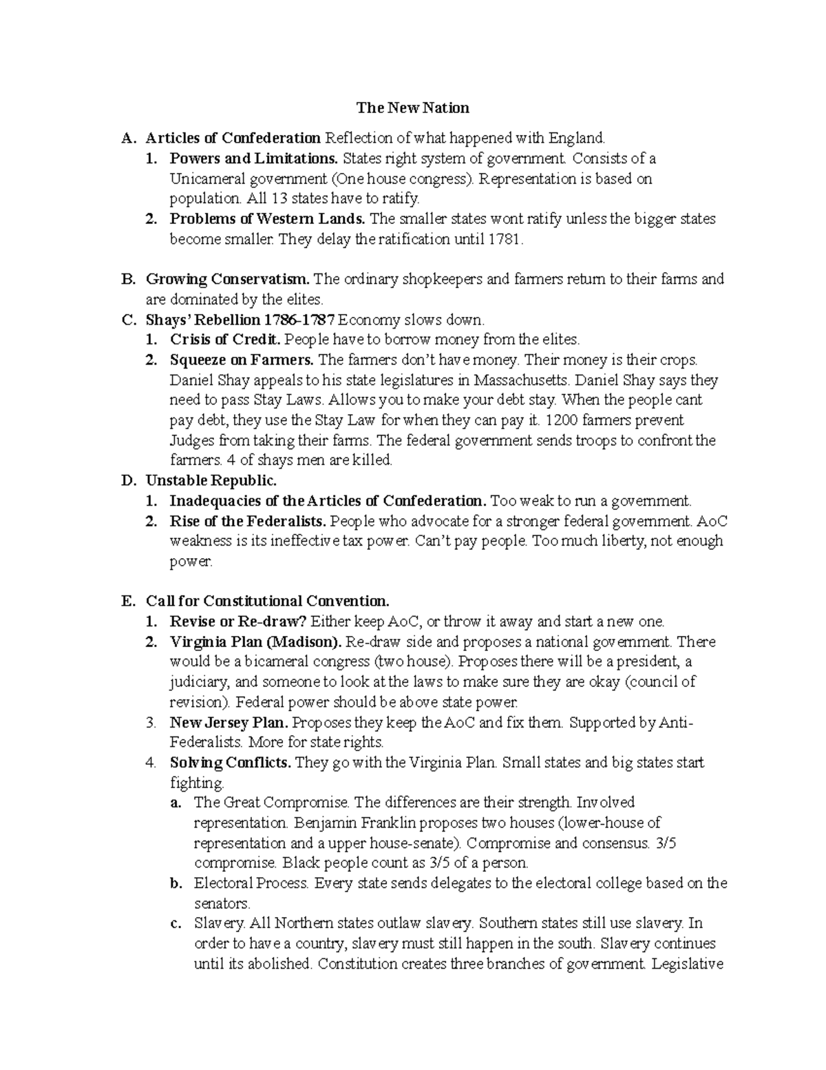 US History 101: Exam 2 Notes on Early Republic Challenges and ...
