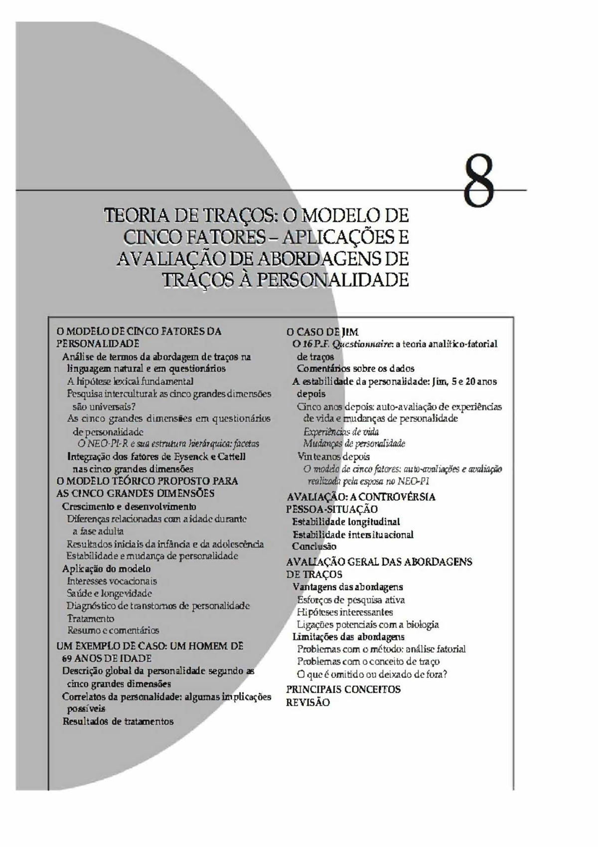Análise do Modelo de Cinco Fatores da Personalidade: Teoria e ...
