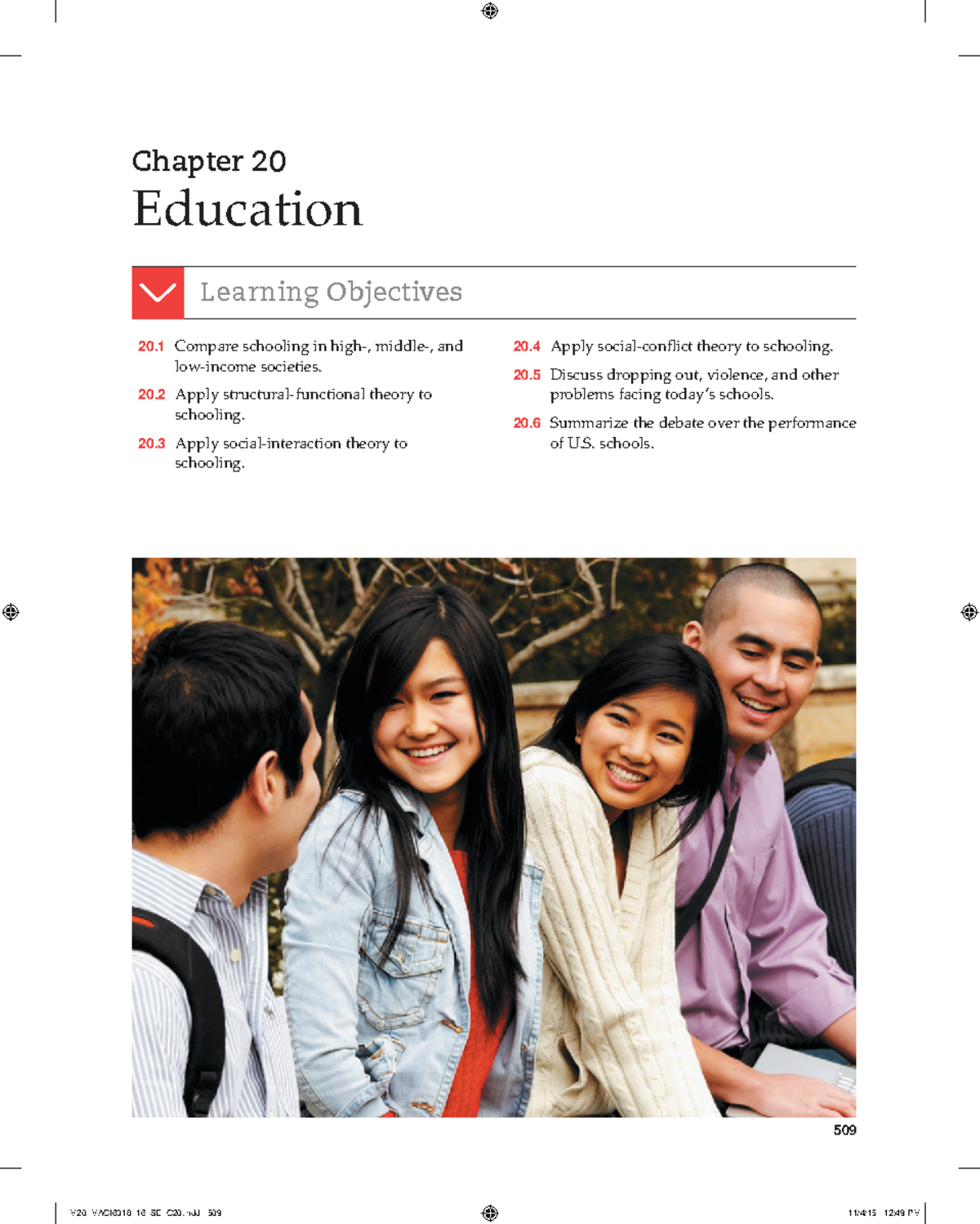 Sociology by John J Macionis (z-lib - 509 Chapter 20 Education Learning ...