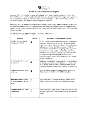 [Solved] Complete this worksheet by reading the summary of each ...