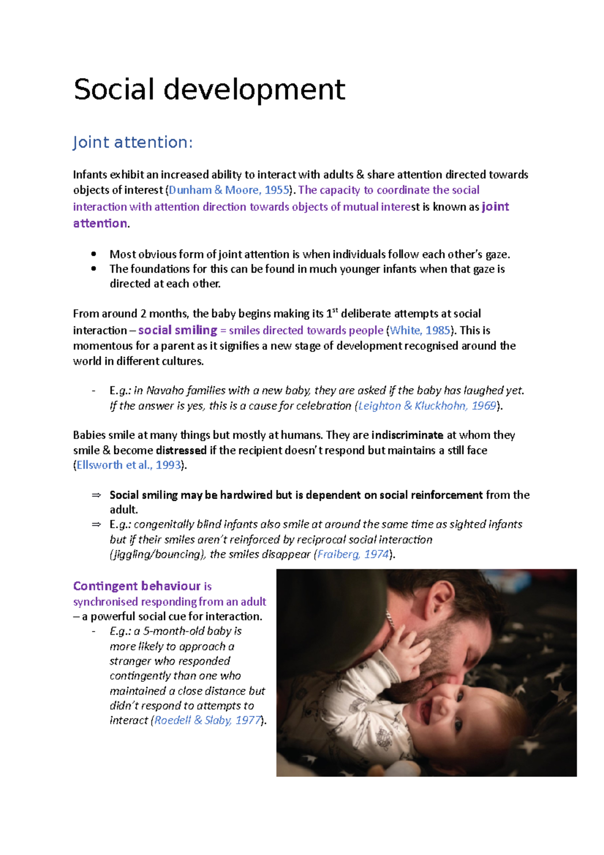 SS101 - Social Development: Understanding Early Interactions and Roles ...