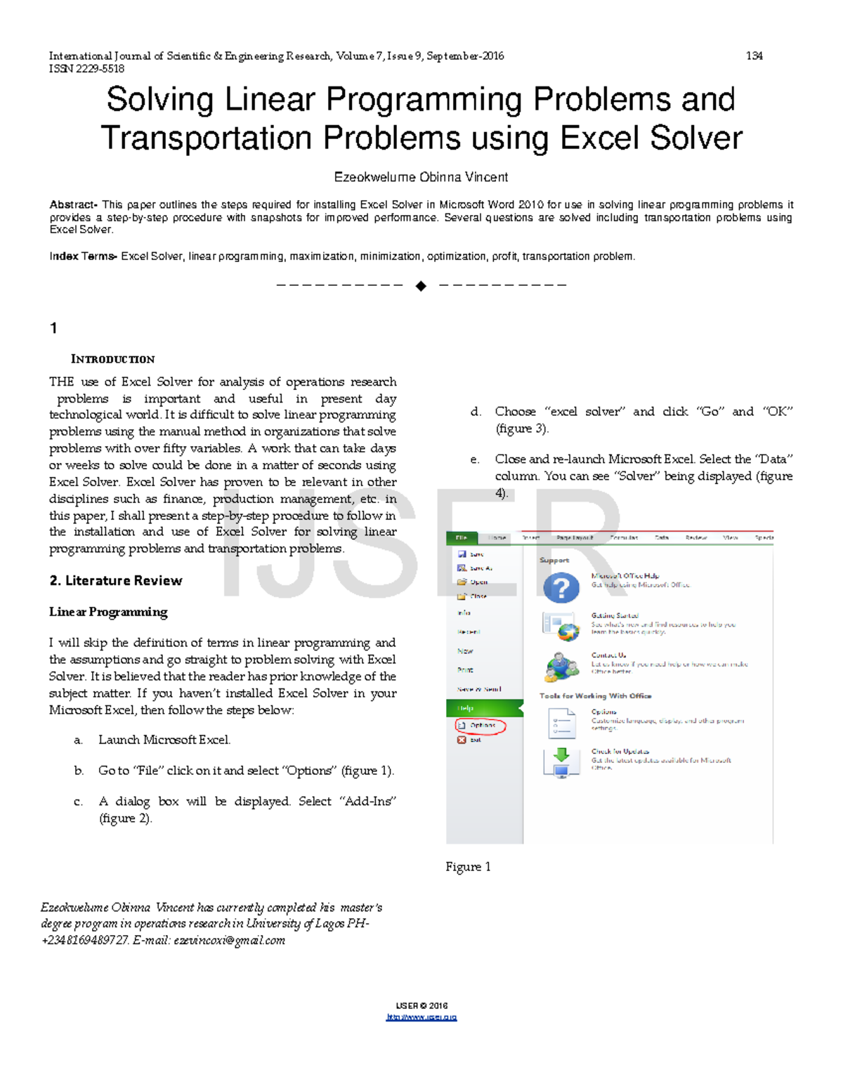 Solving Linear Programming Problems and Transportation Problems using ...