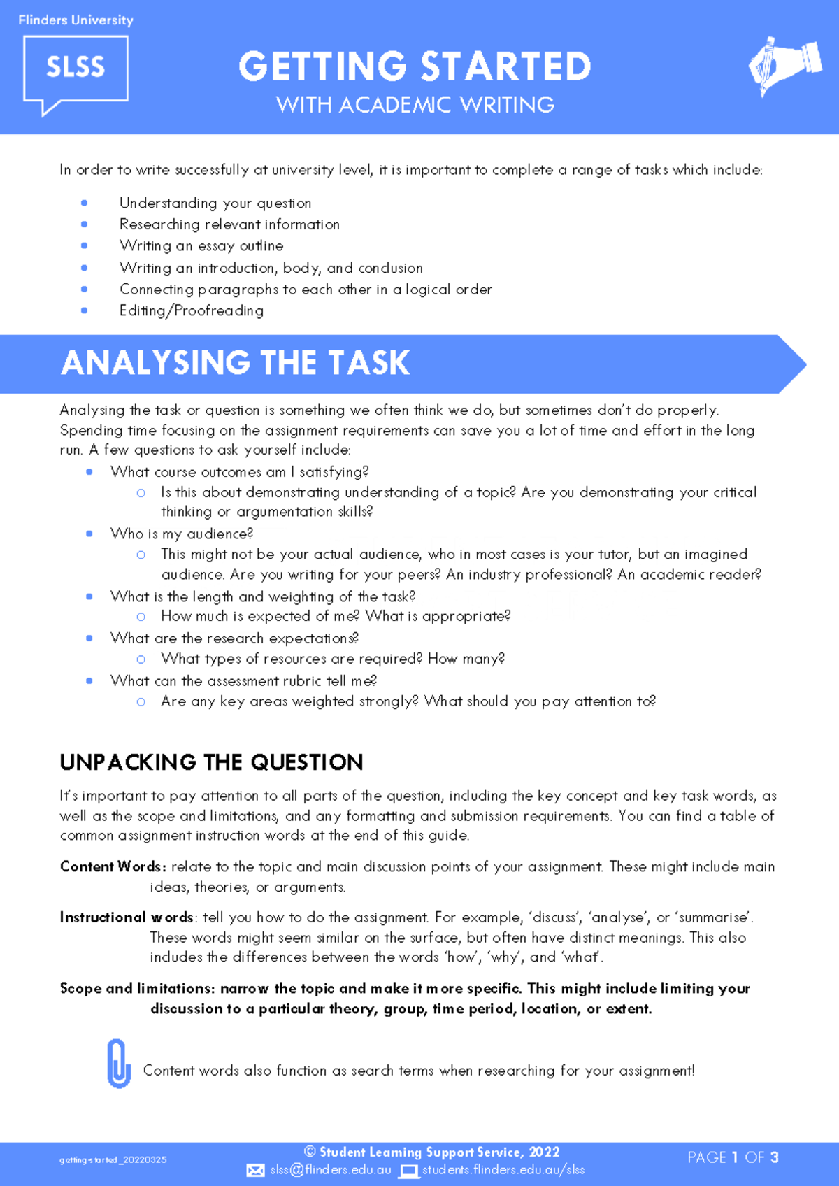 Academic Writing Guide: Essential Steps for Success - Studocu