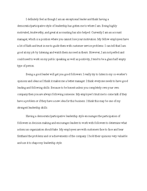 BUS 210 Module Six Assignment - 1 BUS 210 Dr. Collins 10 April 2021 ...