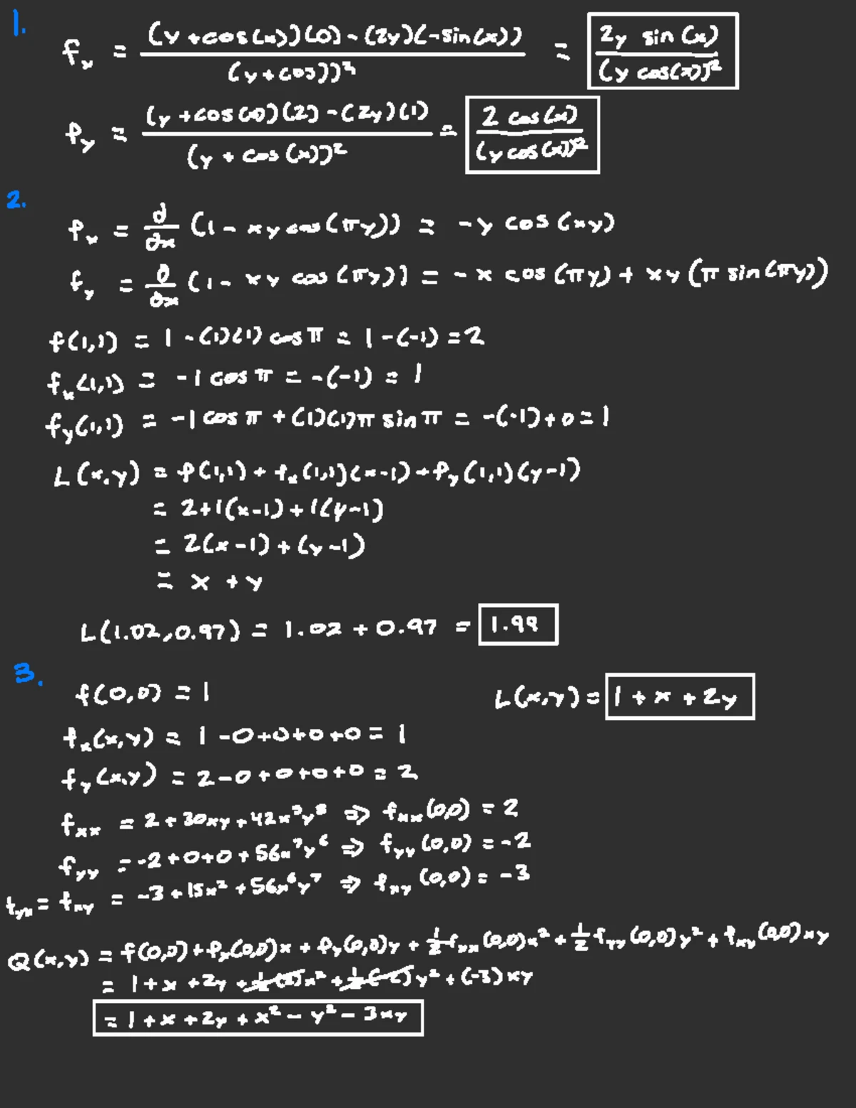 Homework #5: Advanced Calculus Concepts and Problem Solutions - Studocu