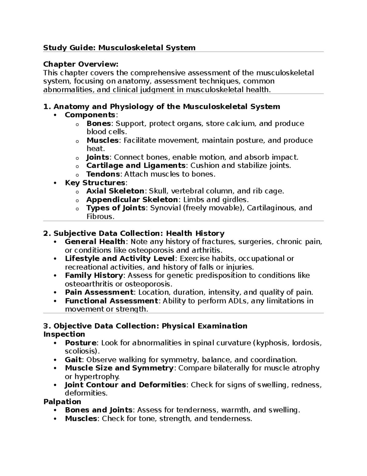 NUR3069 Final Exam Study Guide: Special Lifespan Highlights (Unit 3 ...