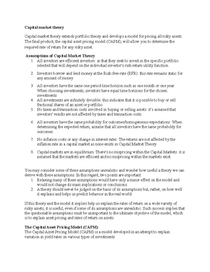 [Solved] Principles of corporate capital structure - Corporate Finance ...