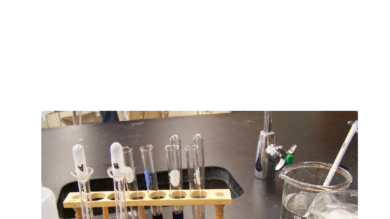 Factors Affecting Reaction Rates: Iodine Clock Lab (Chem 101) - Studocu