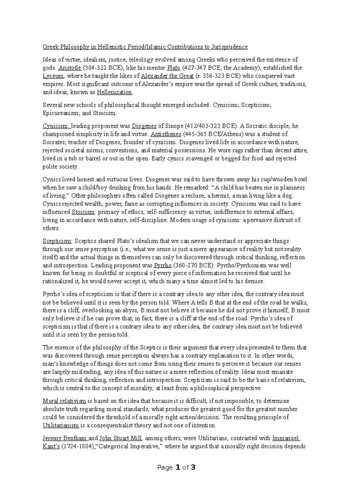 Greek Philosophy & Islamic Jurisprudence: Key Concepts & Contributions ...