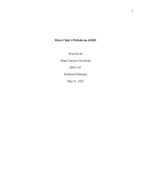 Eng 105 week 6 - Topic 6 Discussion Questions 1 and 2 - Topic 6 DQ 1 ...