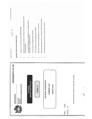 Physics june p1 kzn - Practice paper for grade 10 - Downloaded from ...