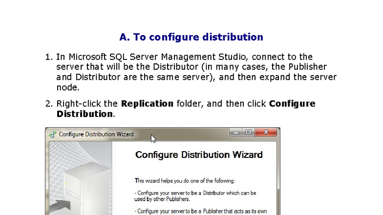 SQL Server Replication Configuration Guide - Huong Dan Phan Tan CSDL ...