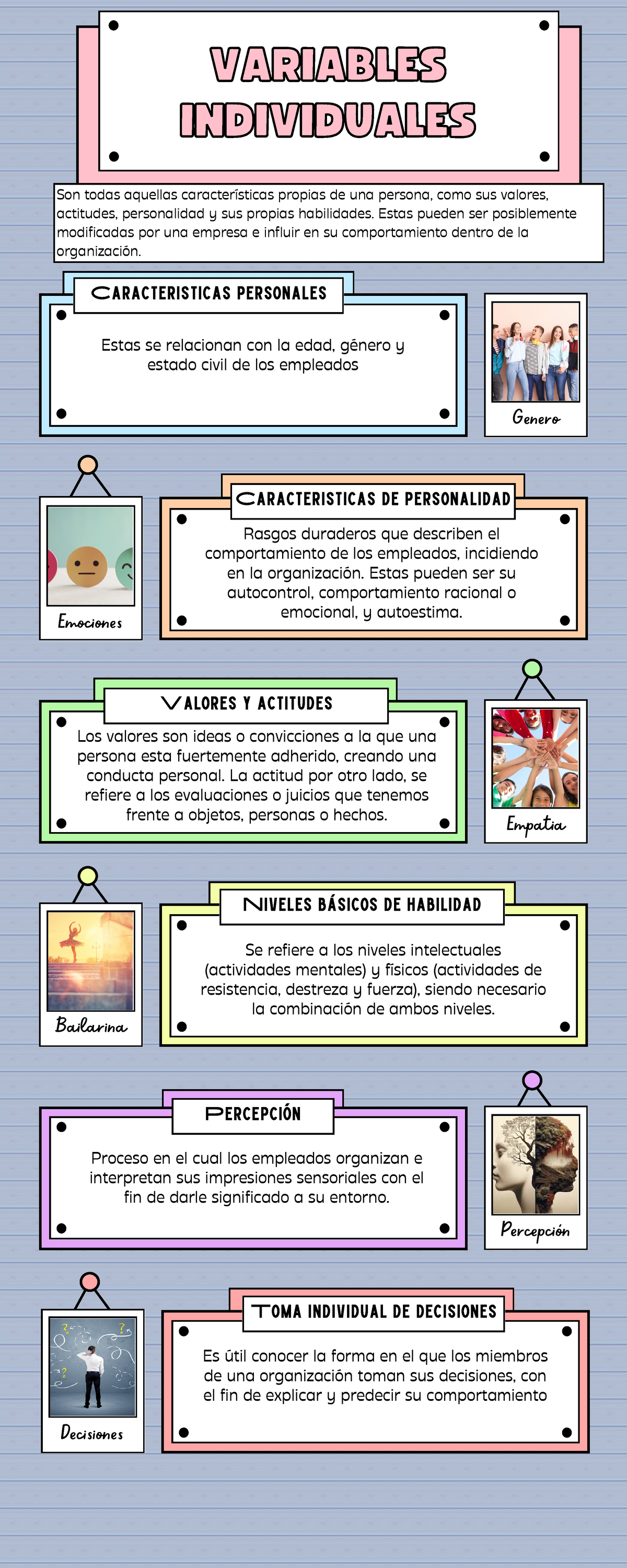 Variables Individuales en la Toma de Decisiones Laborales - Studocu