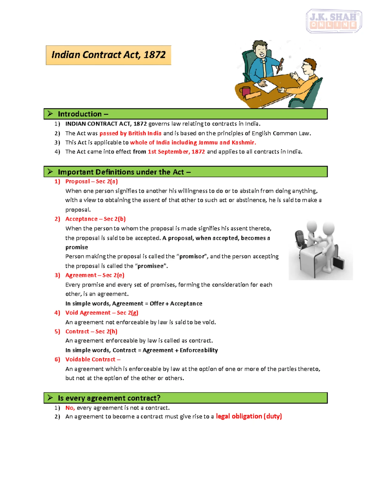 Indian Partnership Act handwritten notes - calluctiels called pAA Min 2 ...