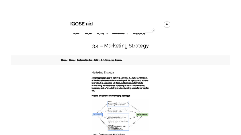 IGCSE Business Studies 0450: 3.4 Marketing Strategy Notes - Studocu
