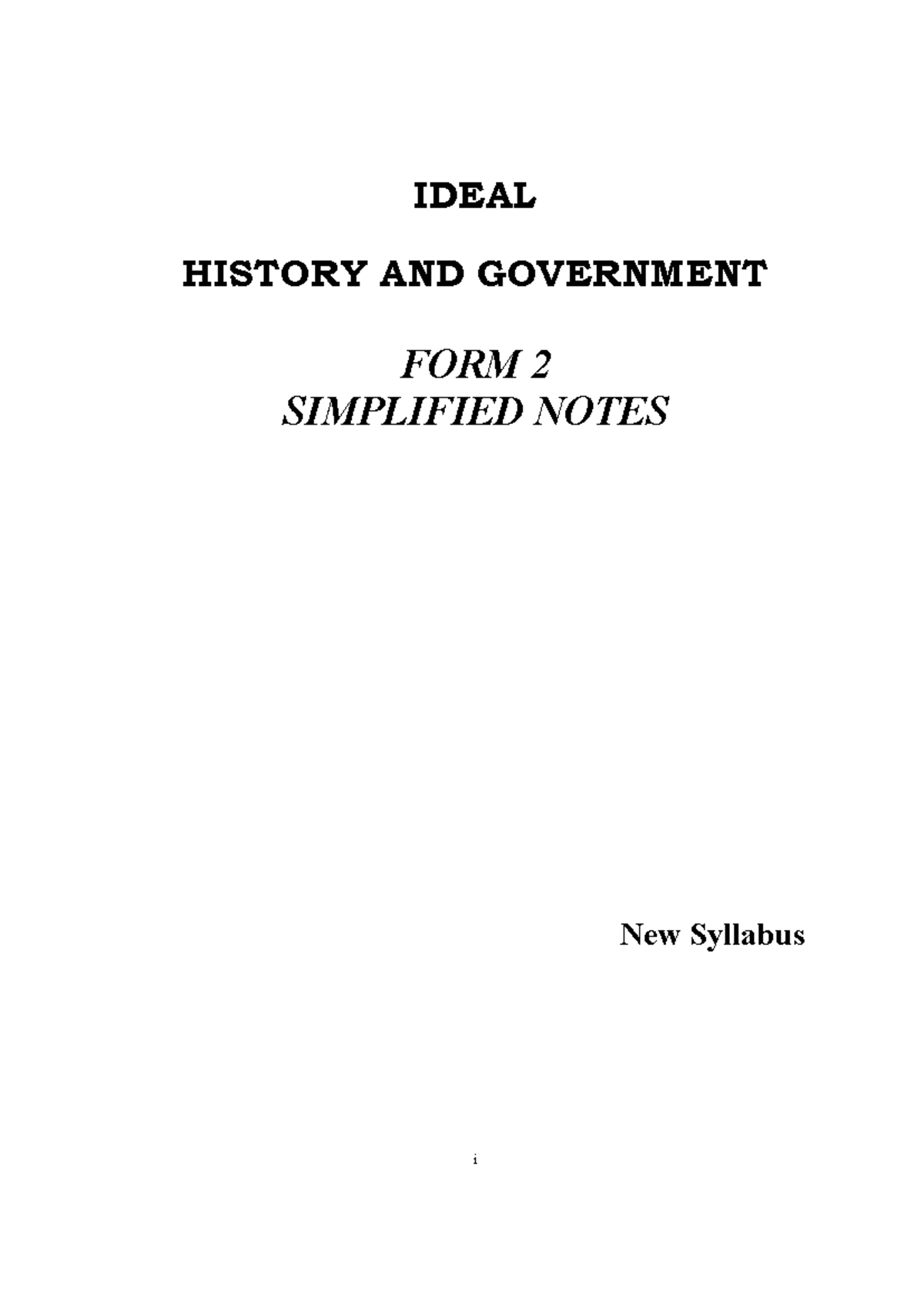History FORM 2 Simplified Notes on Trade and Development - Studocu
