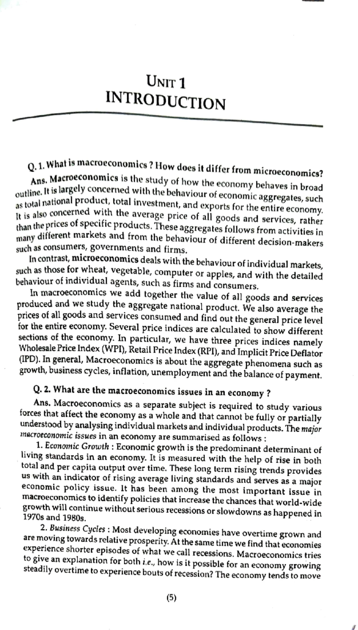 Economics- Paper-I ( Principles OF Microeconomics) - Studocu
