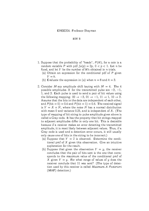 [Solved] Let X be the value of the transmitted signal in a ...