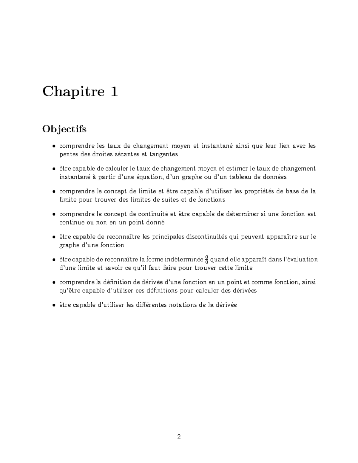 Chapitre 1 1739Calcul - Chapitre 1 Objectifs comprendre les taux de ...