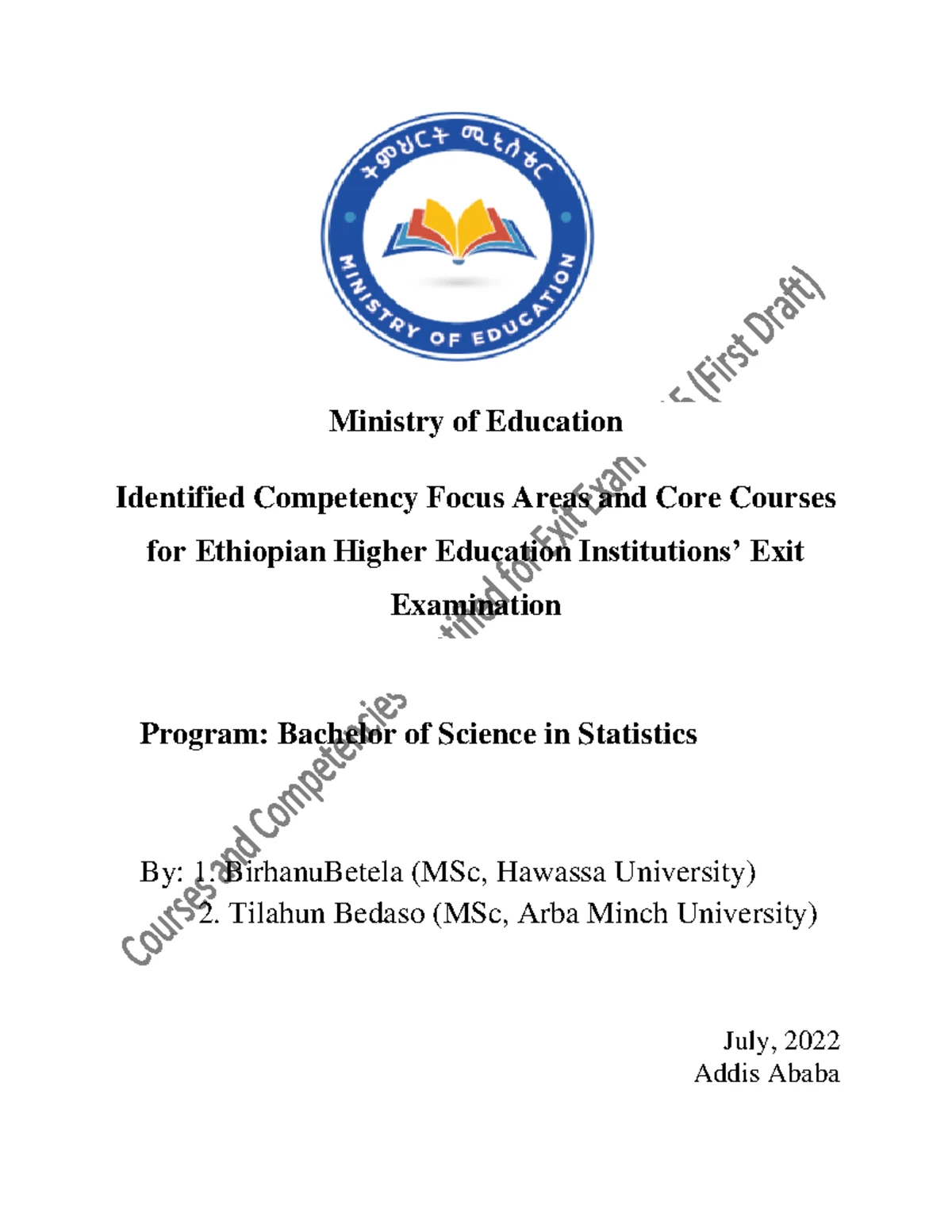 Mathematics Exit Exam Sample Questions for BSc Students - Studocu