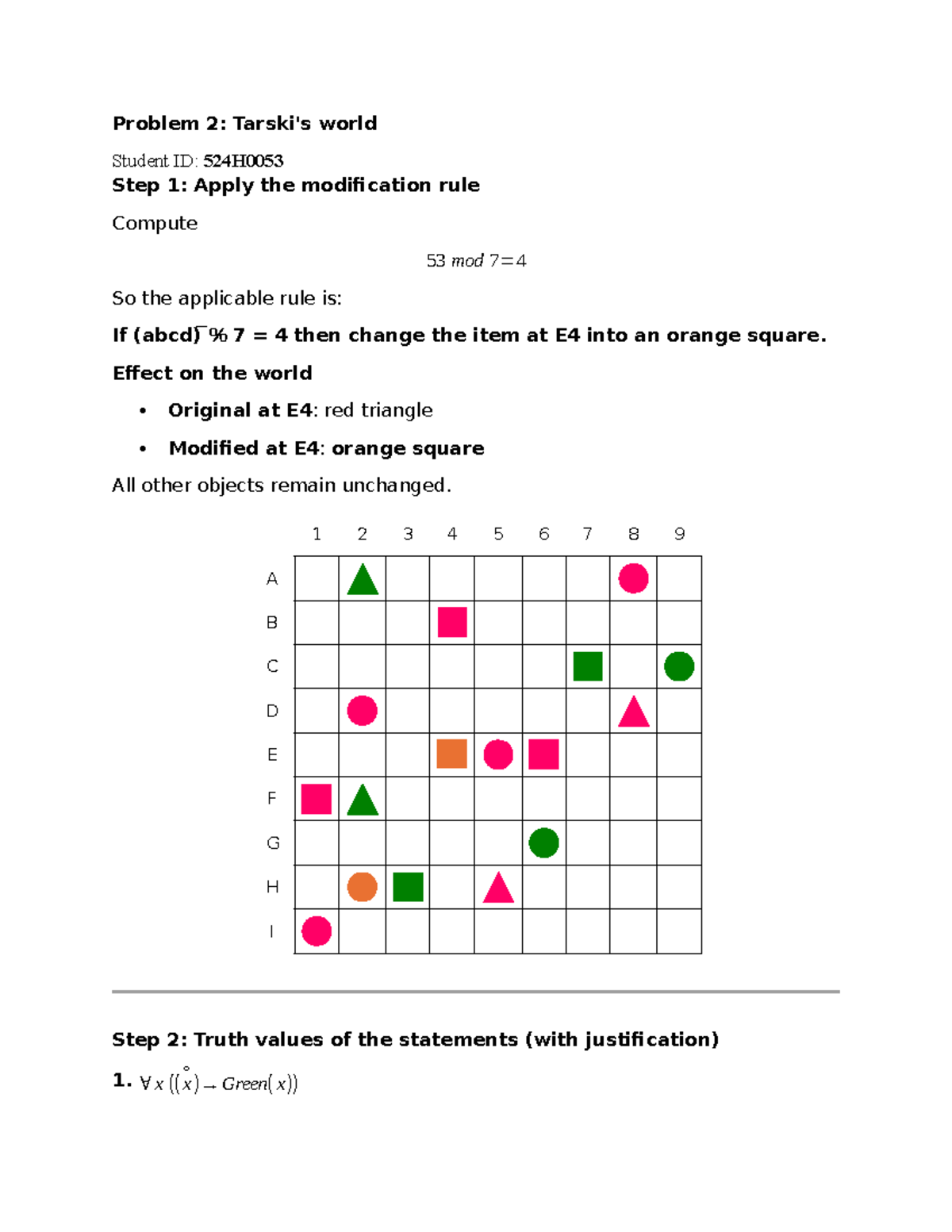 Bài 2 - 5: Exercise Solutions for Student ID 524H0053 - Studocu