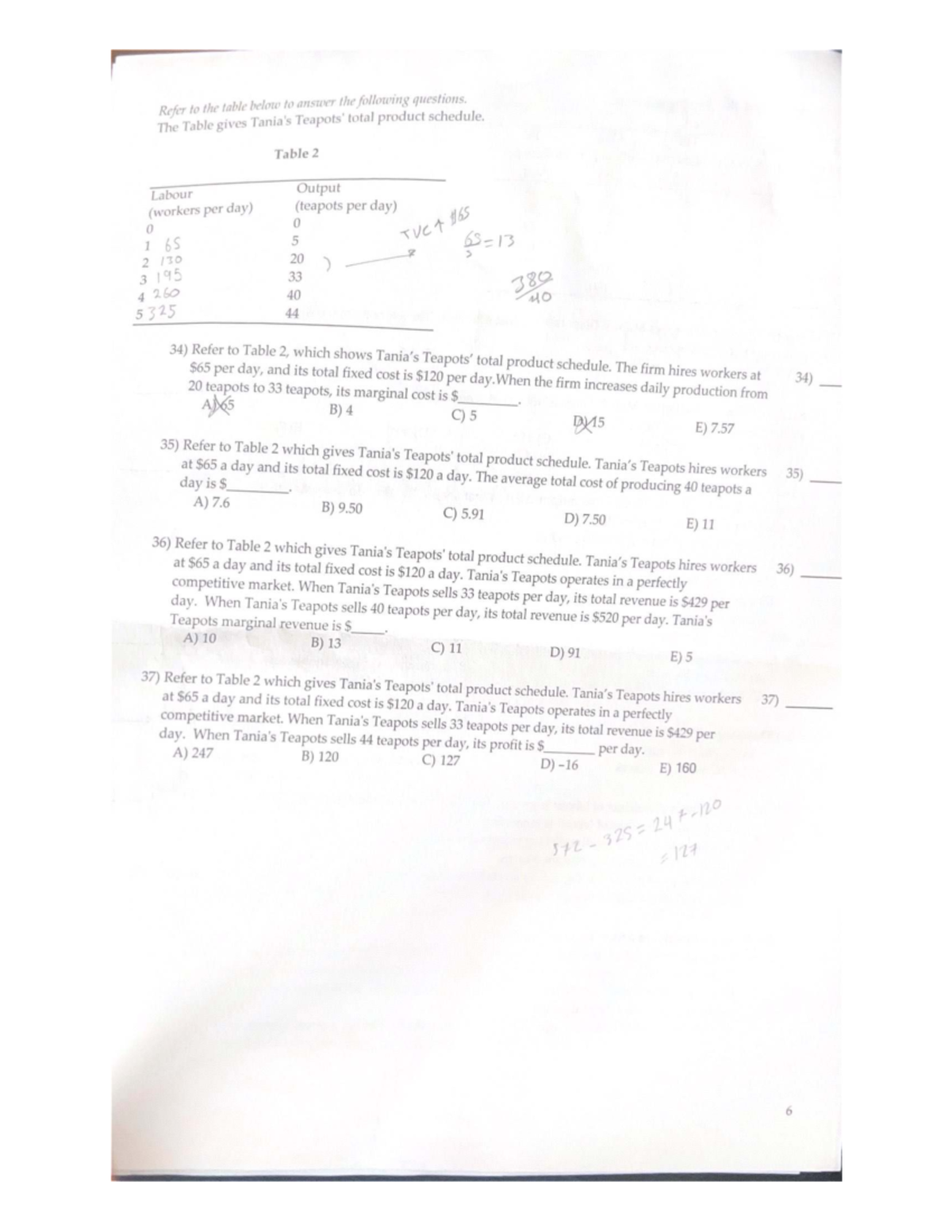 TVC41165: Total Product Schedule Analysis and Questions - Studocu
