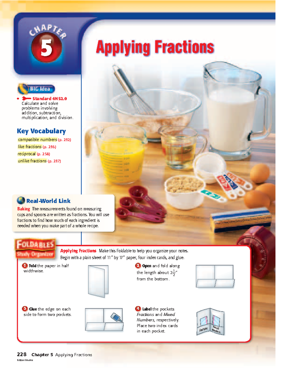 Chap05 - MATH - 5 Applying Fractions Standard 6NS2. Calculate and solve ...