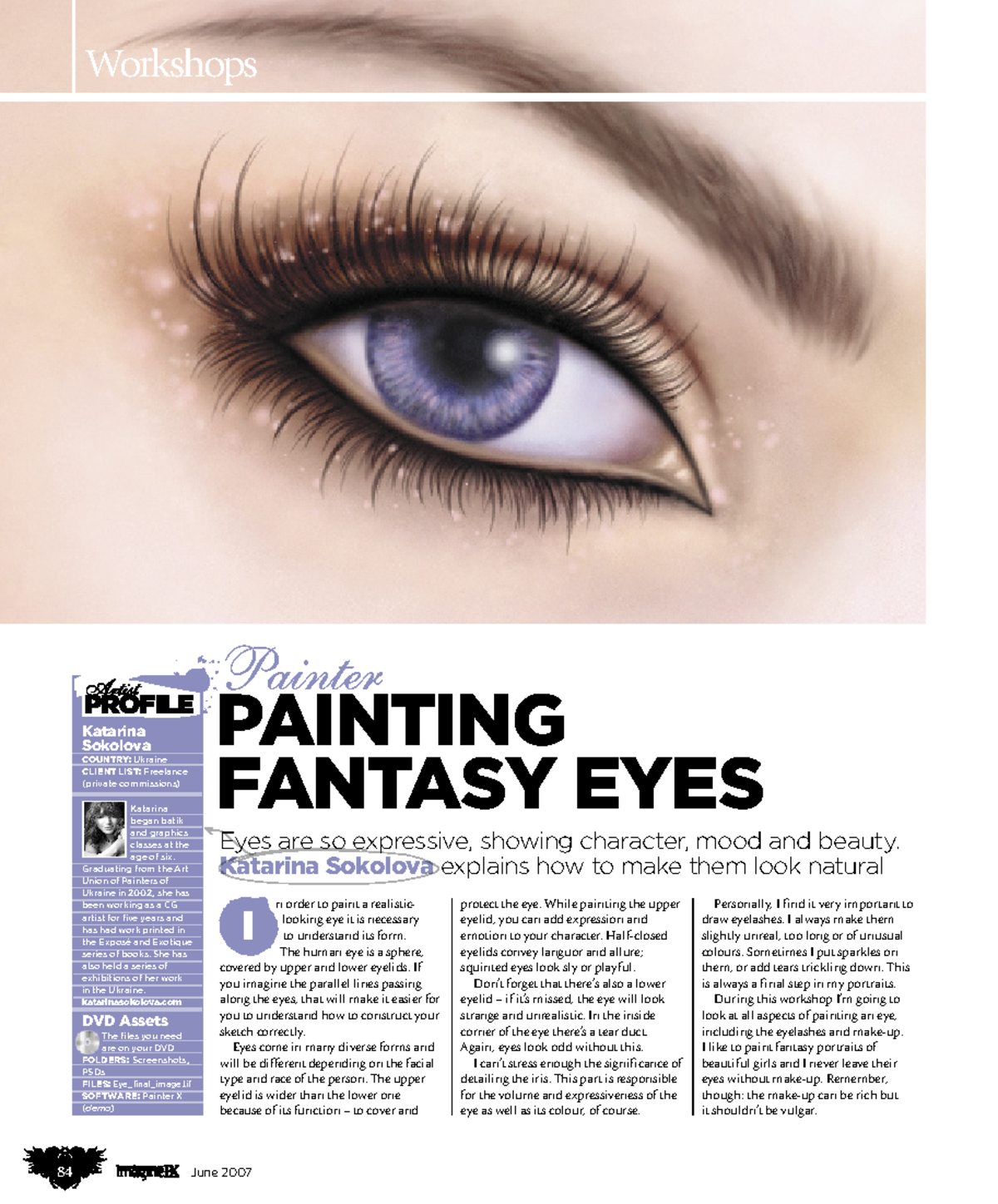 Painting Realistic Fantasy Eyes: A Workshop by Katarina Sokolova - Studocu