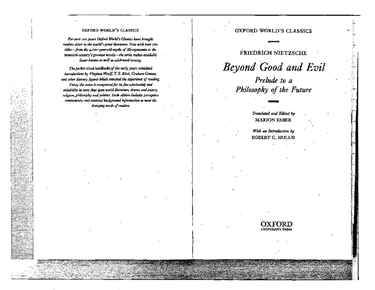 Beyond Good and Evil (PHIL 101): The Religious Disposition Analysis ...