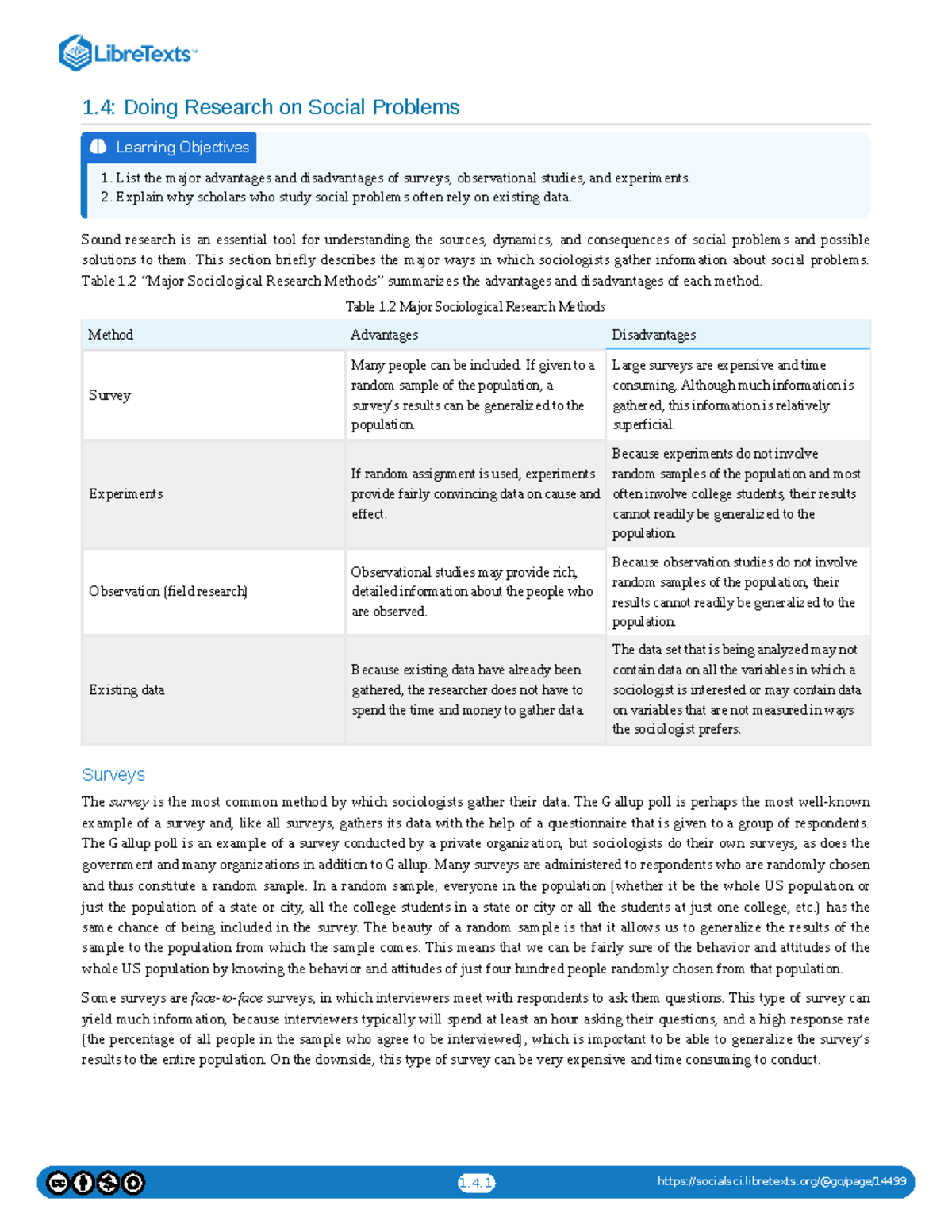 1.4: Research Methods for Social Problems in Sociology - Studocu