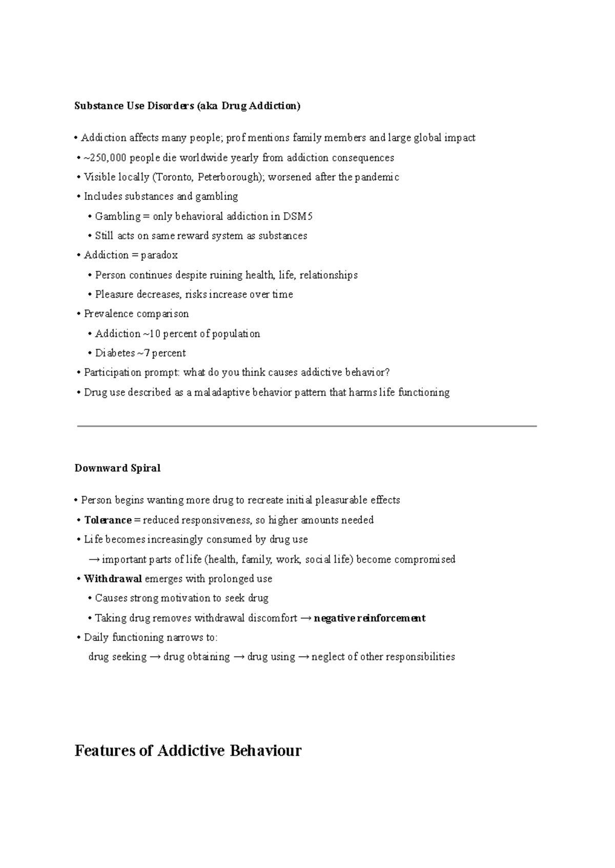 Addiction Overview: Understanding Substance Use Disorders (11) - Studocu