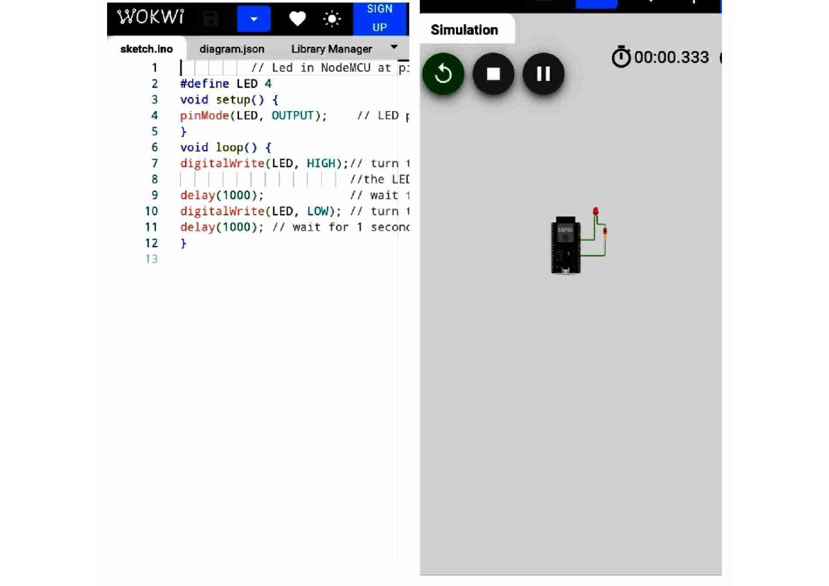 Embedded Systems Assignment: WOKWi Simulation & Code Examples - Studocu