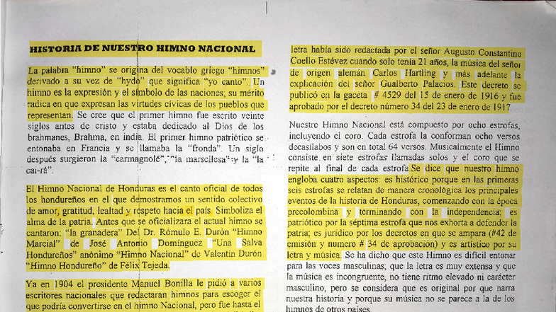 Explicación del Himno Nacional de Honduras: Historia y Contexto (AC1s02 ...