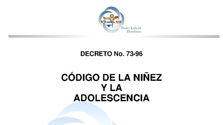 CÓDIGO DE LA NIÑEZ Y ADOLESCENCIA - Actualización 2023 - Studocu