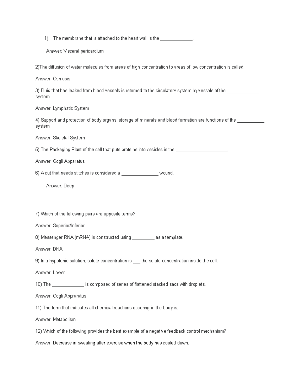 Endocrine System Study Guide & Key Concepts (Final Exam) - Studocu