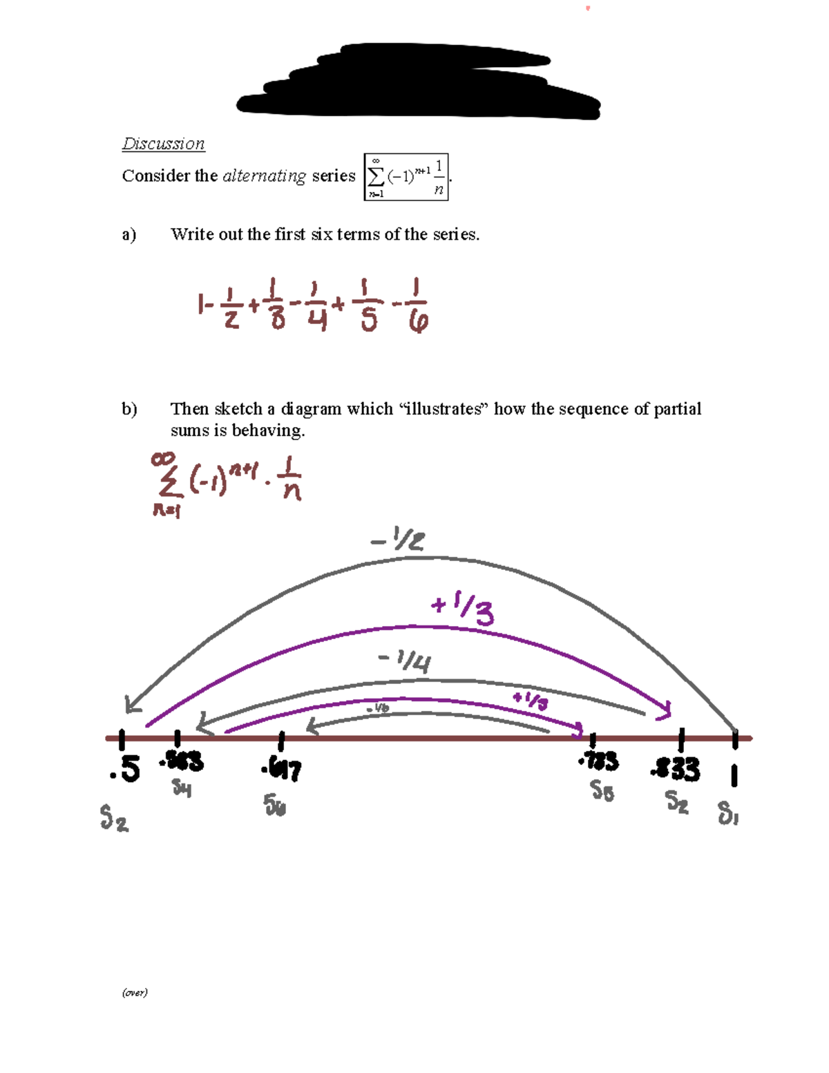 Alternating Series Concept Remainder Term - ball high school a.p bc the ...