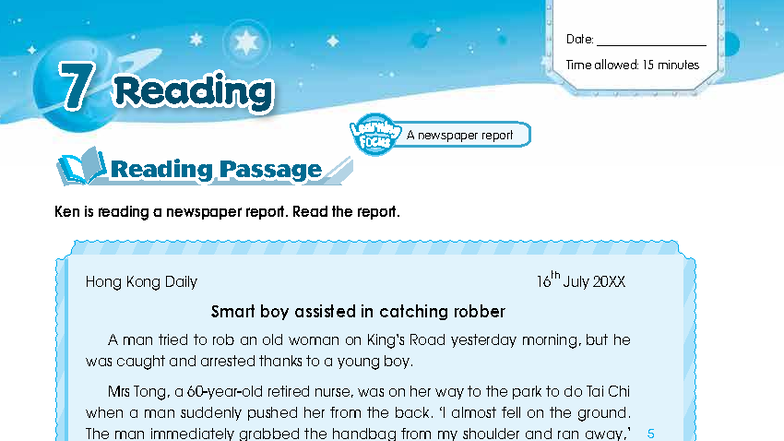 English Smart Class (Combined Edition) P6 Reading & Vocabulary Notes ...