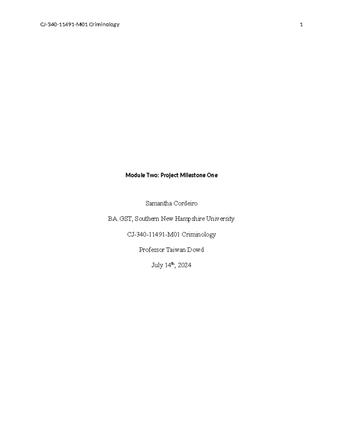 CJ 340: Criminology Project on Hellfire Pistons Motorcycle Gang - Studocu