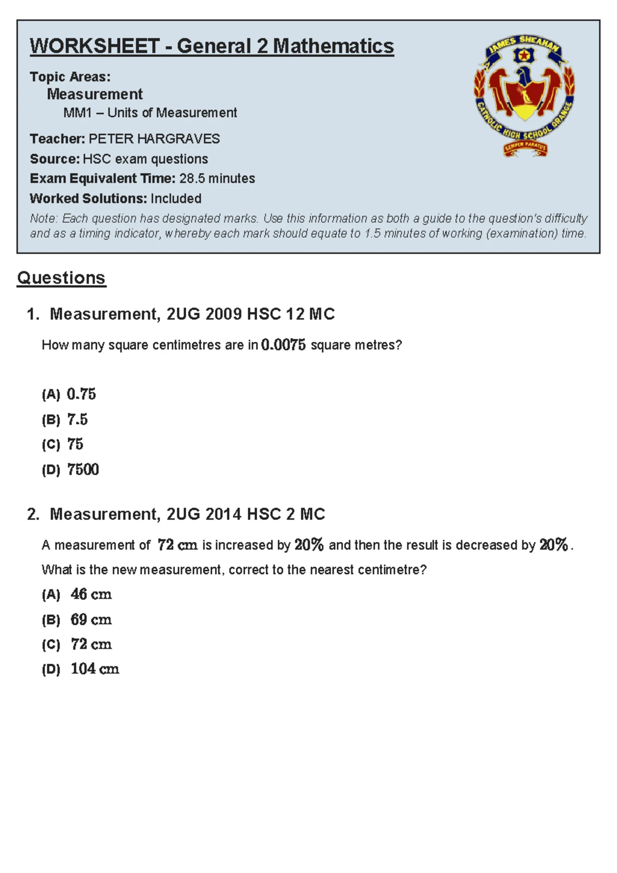 HSC Compass vs True Bearings Notes - Mr Bodgers Videos - Studocu