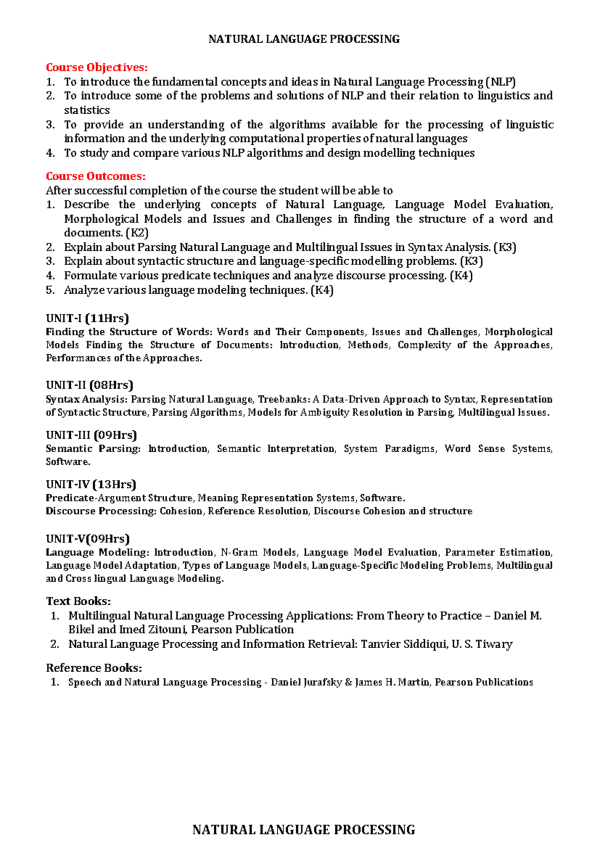 NLP Lecture Notes R20 - Understanding Natural Language Processing - Studocu