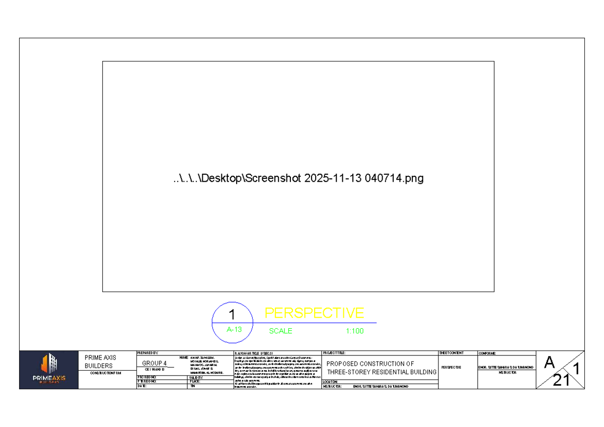 Proposed Residential Building Plans - CE 314 Group 4 - Studocu