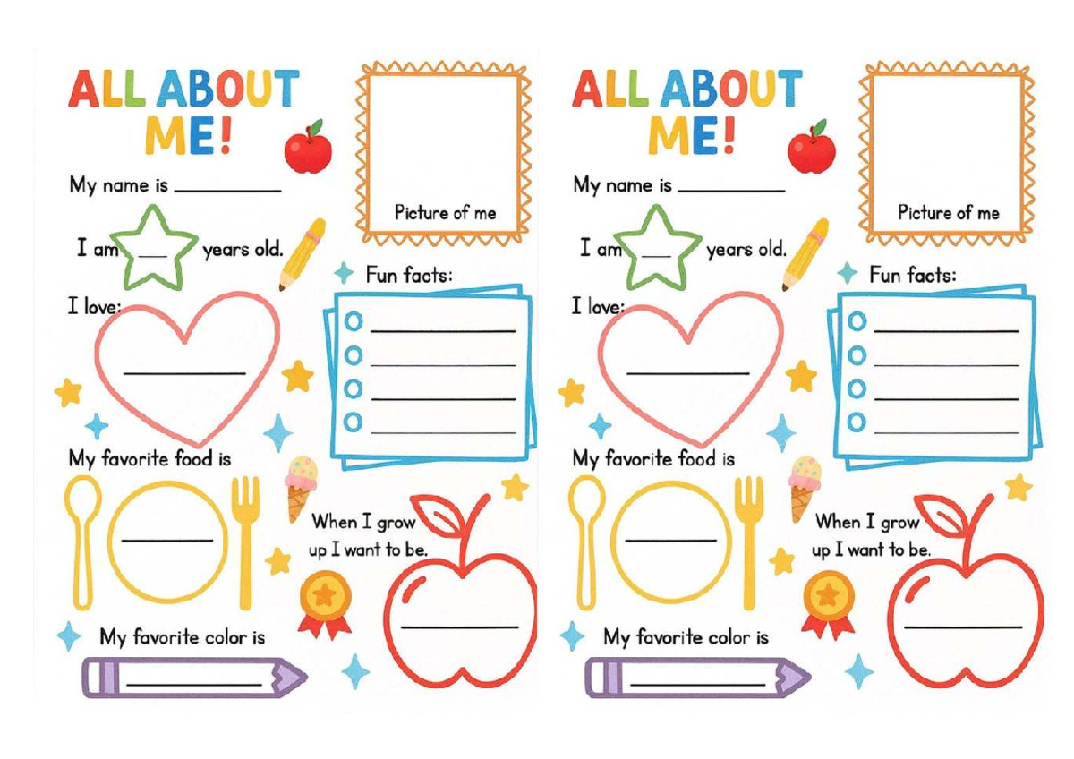 All About Me: Personal Introduction and Fun Facts - Studocu