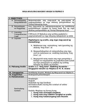 Grade 9 Mathematics Lesson Plan: Six Trigonometric Ratios (DLP) - Studocu